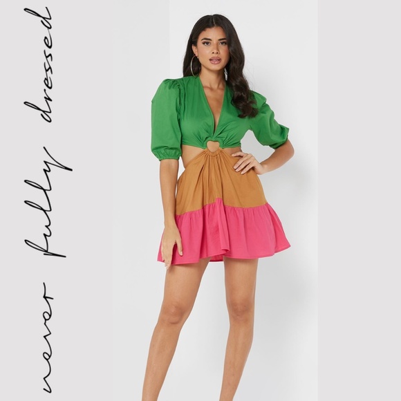 Never Fully Dressed | Dresses | Never Fully Dressed Heart Cut Out Mini ...